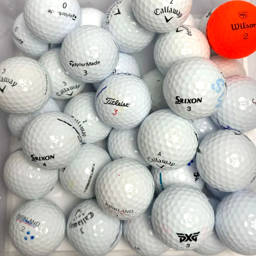 Mixed Brands - Used Golf Balls | Golfaholics - Taylormade, Titleist & More