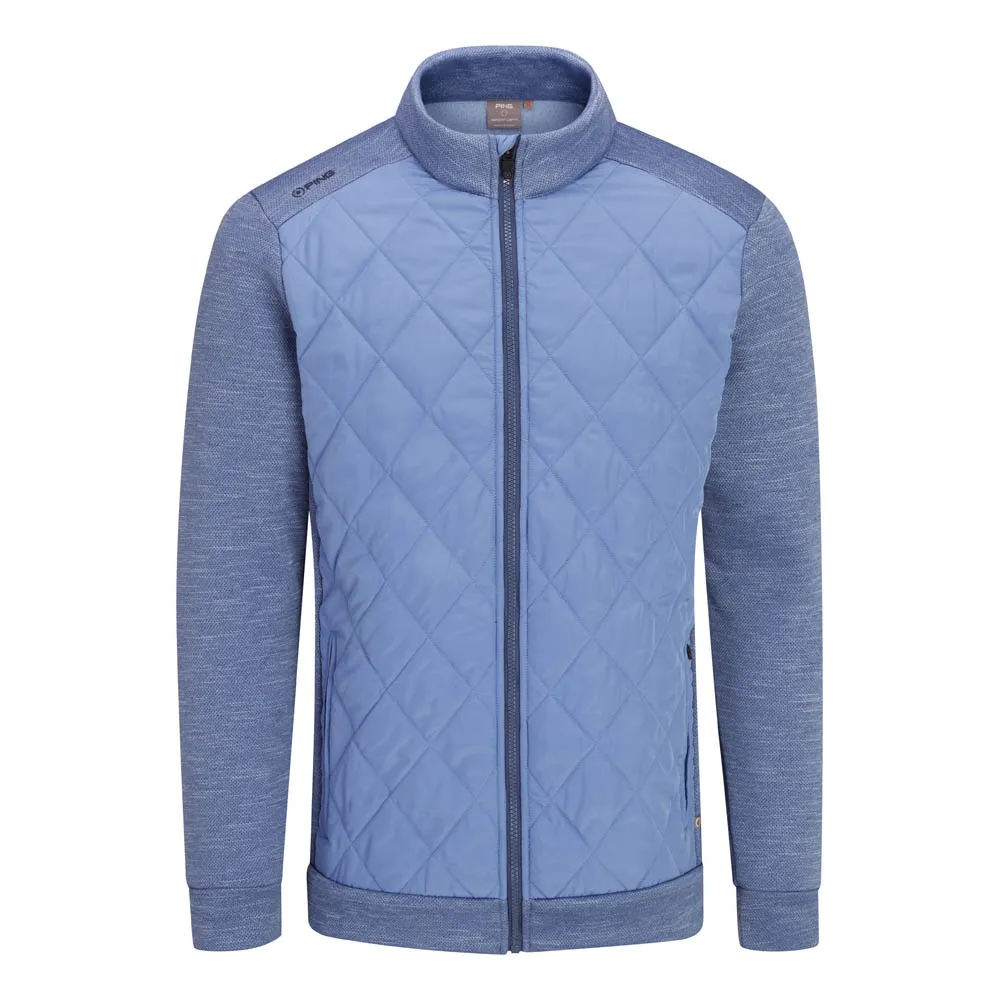 SPECIAL OFFER-PING Aaran Men's Quilted Hybrid Jacket - Airforce Marl ...